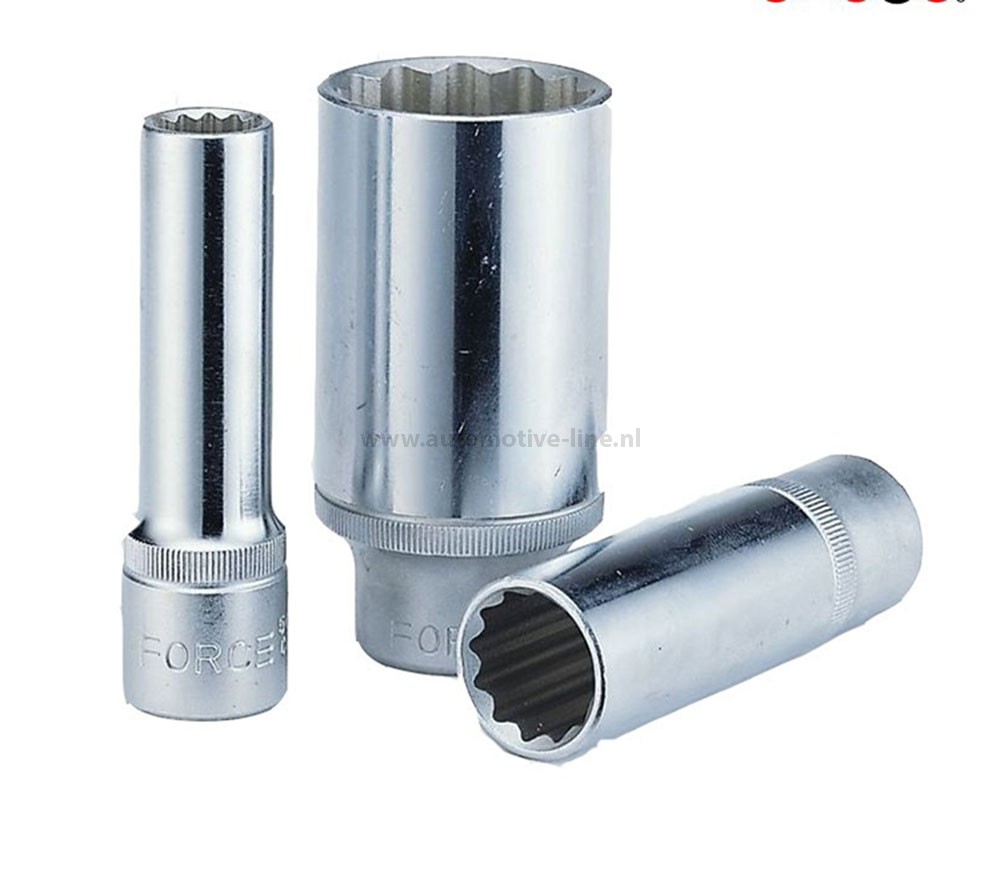 FORCE 5497712 Dop lang 1/2" (12-kant) 12 mm | Automotive Line