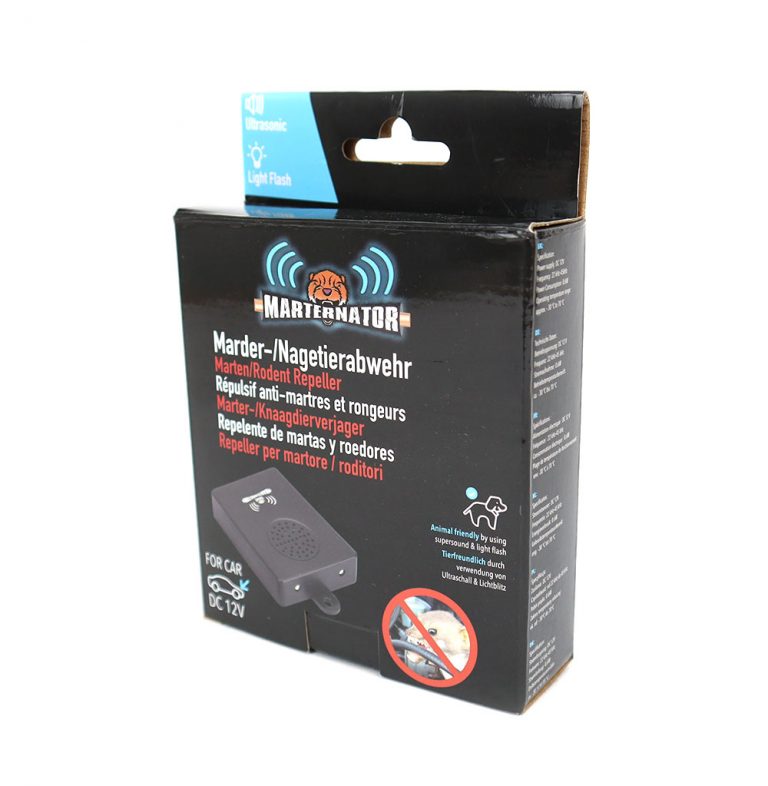 Steenmarterverjager Anti-Marter Ultrasoon Apparaat + LED | Automotive Line